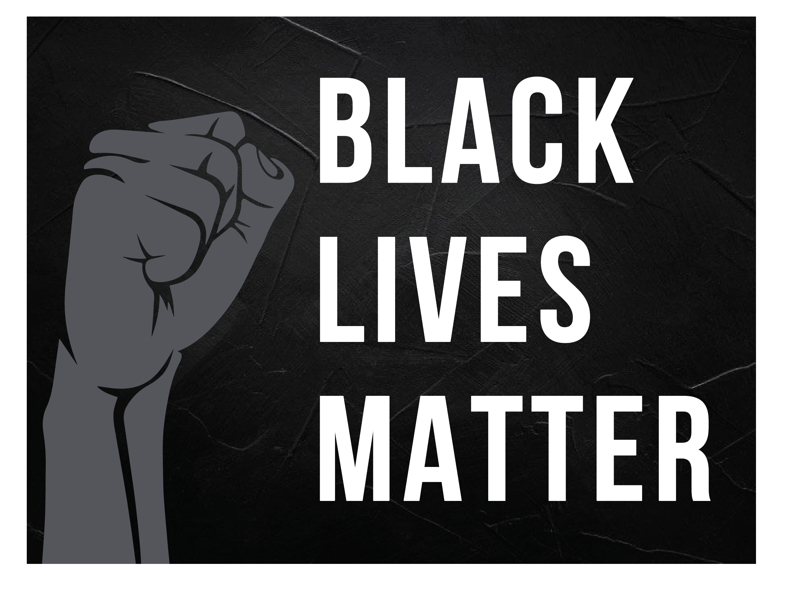 Black Lives Matter Yard Sign – First Ave Promo